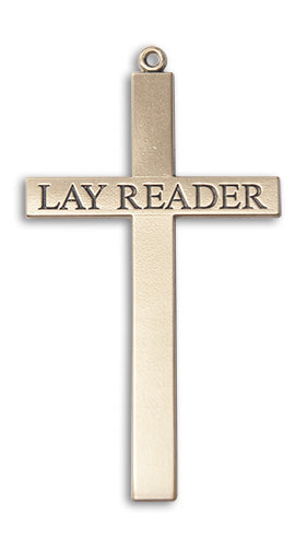 Lay Reader Cross Custom Pendant in Sterling Silver, 14kt Yellow Gold ...